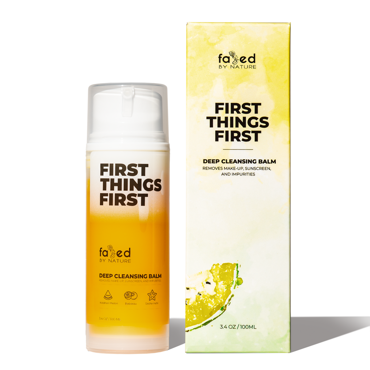 First Things First Deep Cleansing Balm – Fazed by Nature